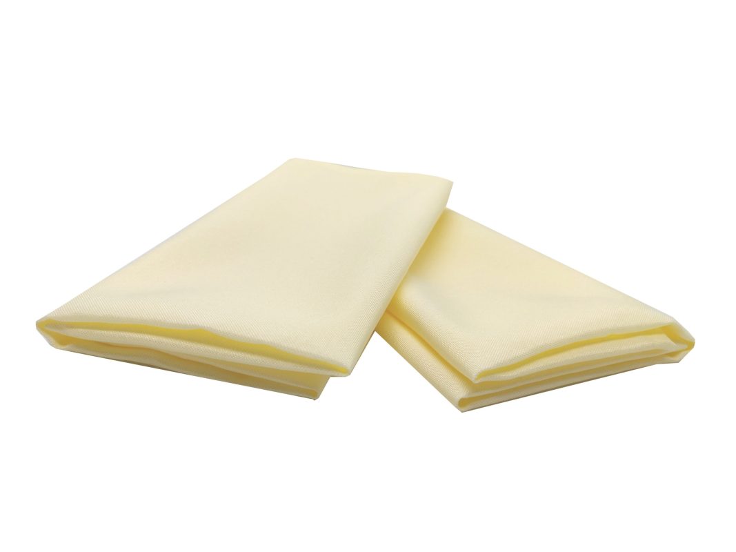 Ivory Polyester Napkins 19" x 19" (10pcs) - Elegant Event Essentials